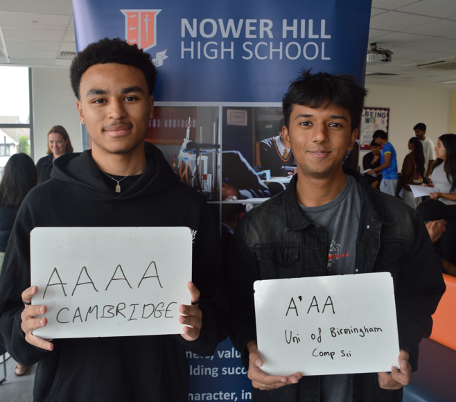 A level results 2025 - News - Nower Hill High School